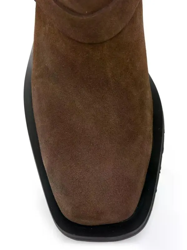 GANNI Buckle-detail Biker Boots