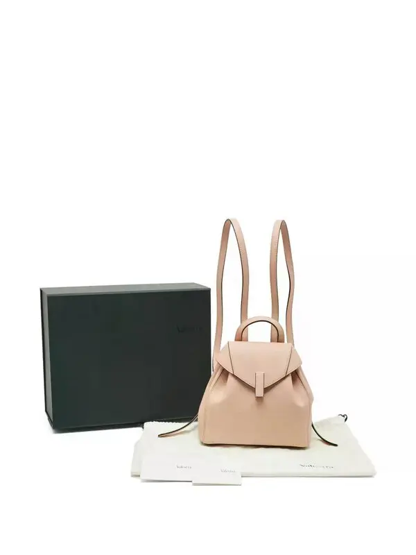 VALEXTRA VINTAGE Mini Iside Leather Backpack