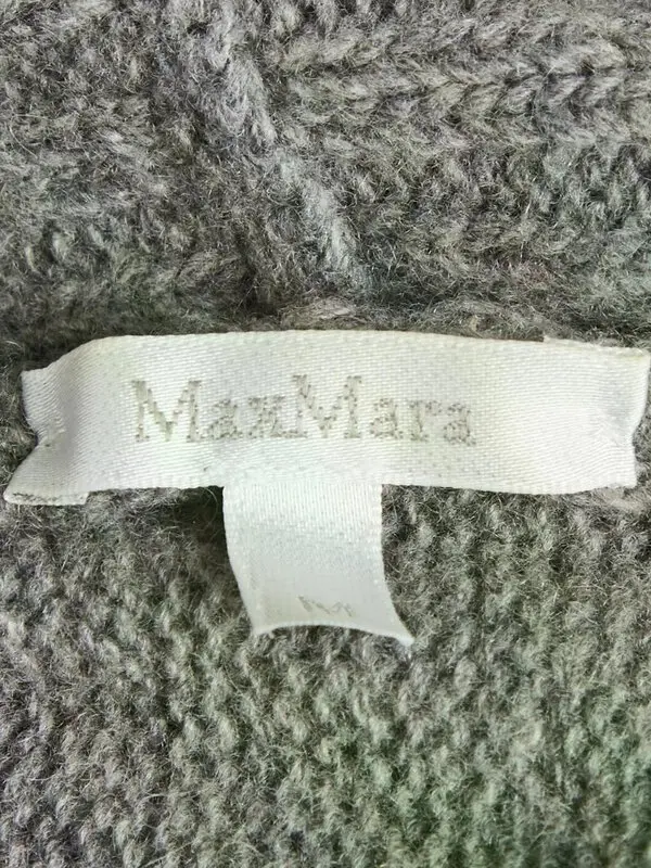 Max Mara Mock Neck Short Sleeve Sweater