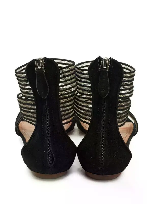 Alaïa Mesh Ankle-strap Sandals