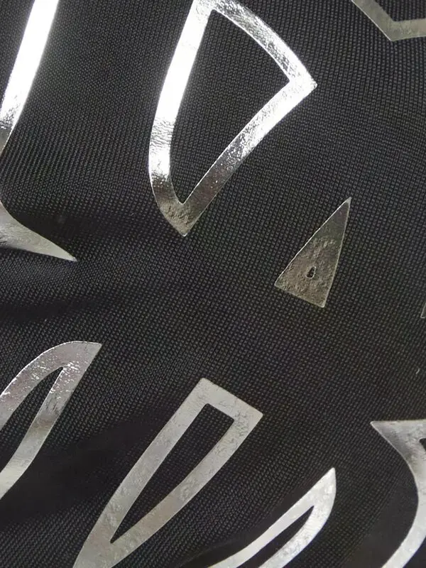 Roberto Cavalli Monogram Print Triangle Bikini Top
