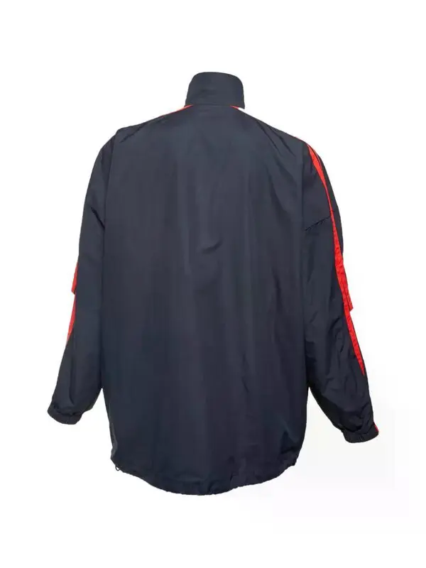 Balenciaga Oversized Windbreaker With Stripe Detail