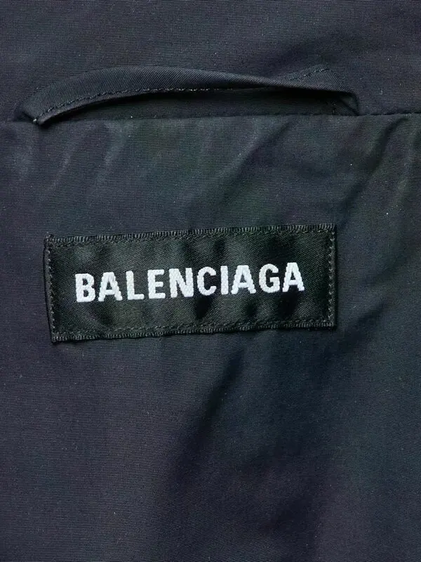Balenciaga Oversized Windbreaker With Stripe Detail