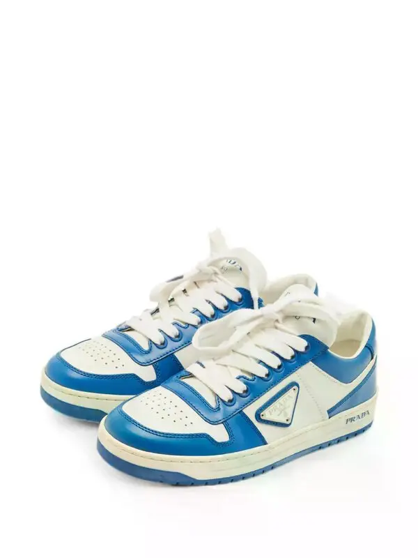 Prada Downtown Leather Sneakers
