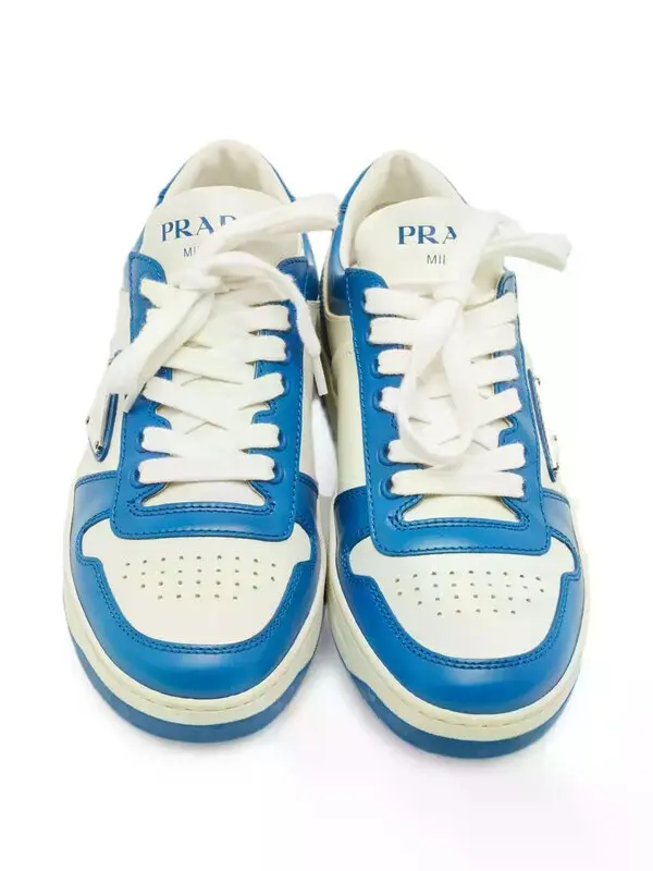 Prada Downtown Leather Sneakers
