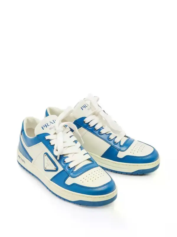 Prada Downtown Leather Sneakers
