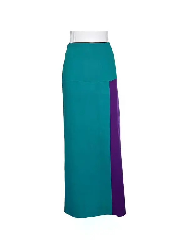 ROKSANDA Colorblock Wool Maxi Skirt