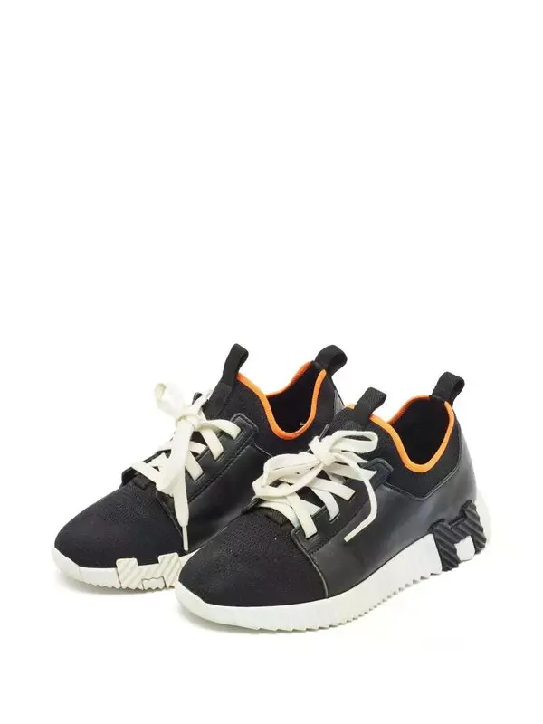 Hermès Leather Panel Sneakers