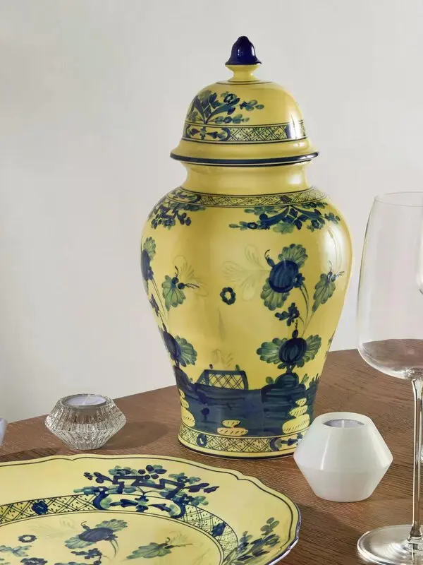 GINORI 1735 Potiche Floral Vase