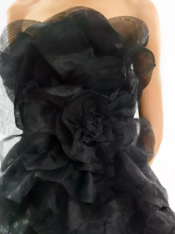 GEMY MAALOUF Strapless Ruffled Mini Dress
