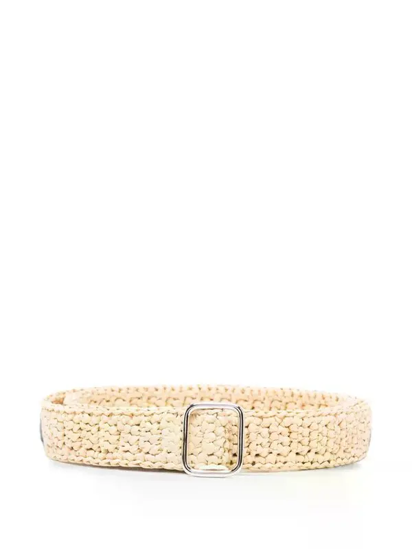 DEHANCHE Mako Raffia Belt - Neutrals