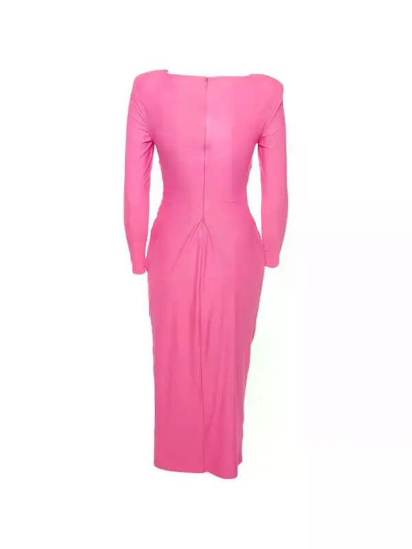 SELF-PORTRAIT Ruched Cut-out Dress