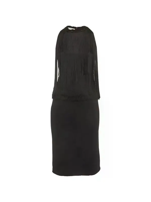 Stella McCartney Fringed Crepe Dress