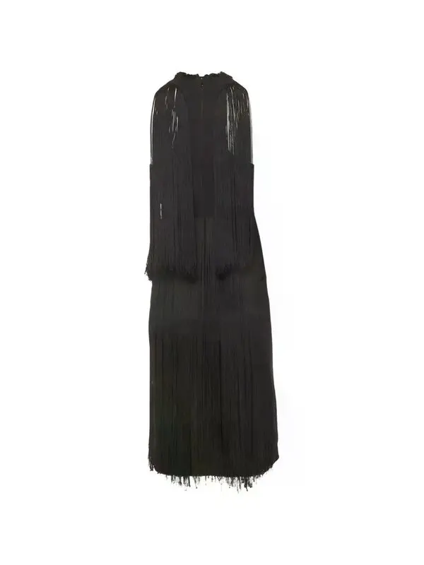 Stella McCartney Fringed Crepe Dress