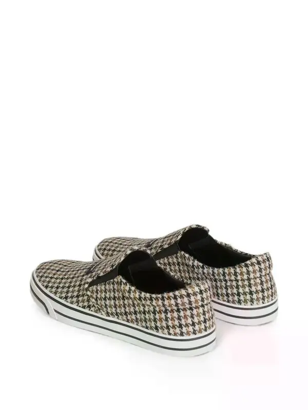Dolce & Gabbana Houndstooth Wool Dg Sailing Sneakers