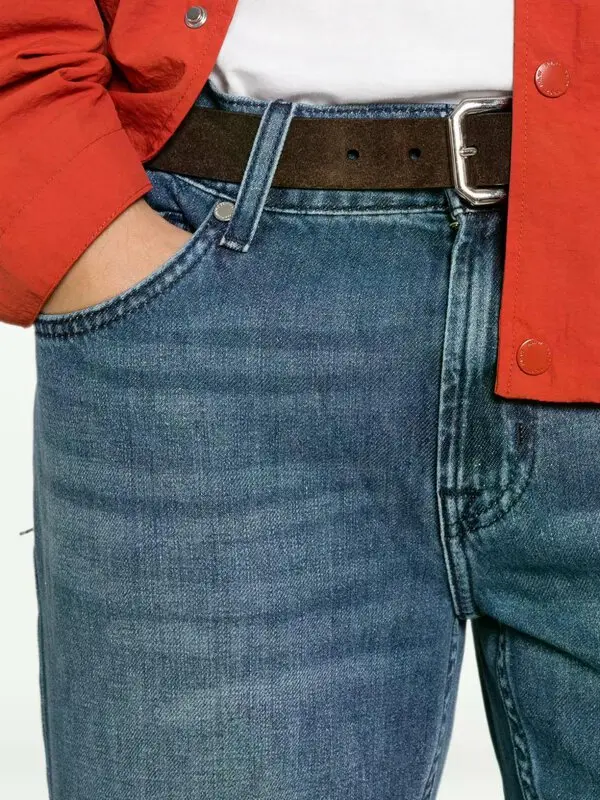7 For All Mankind Faded Effect Jeans