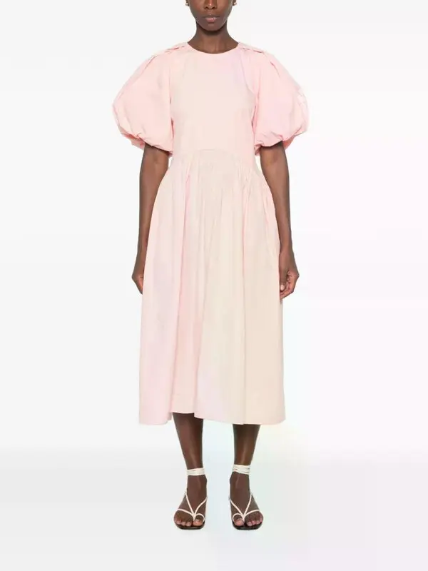 Stine Goya Broderie Anglaise Puff-sleeve Dress
