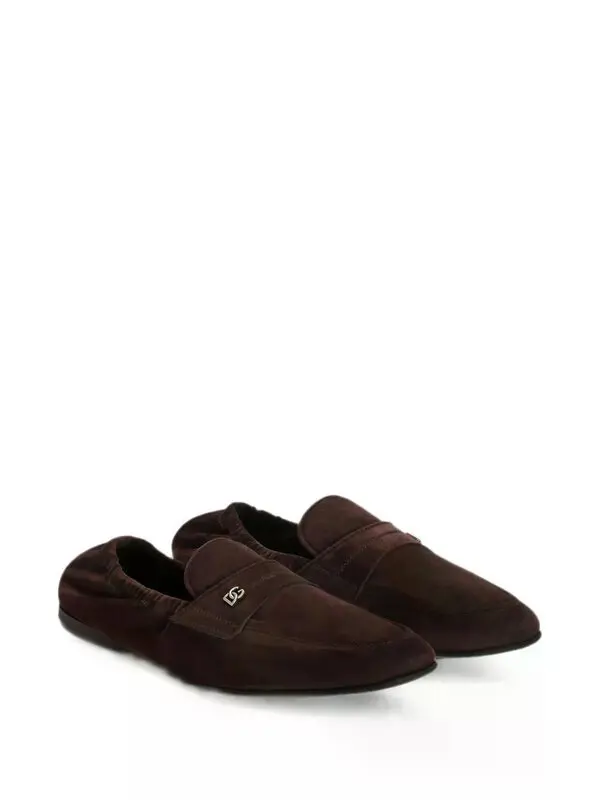Dolce & Gabbana Calfskin Ariosto Slippers