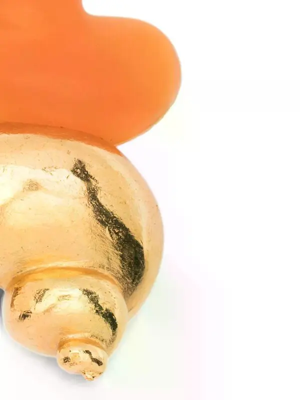 Dior Shell-shaped Clip Earrings - Gold