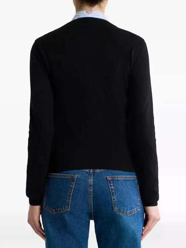 Etro Wool And Cashmere Embellished Cardigan