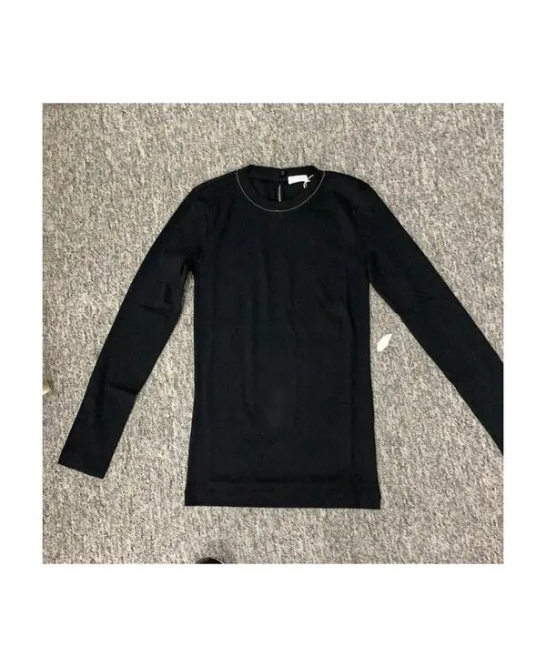 Brunello Cucinelli Chain-linked Crewneck Top
