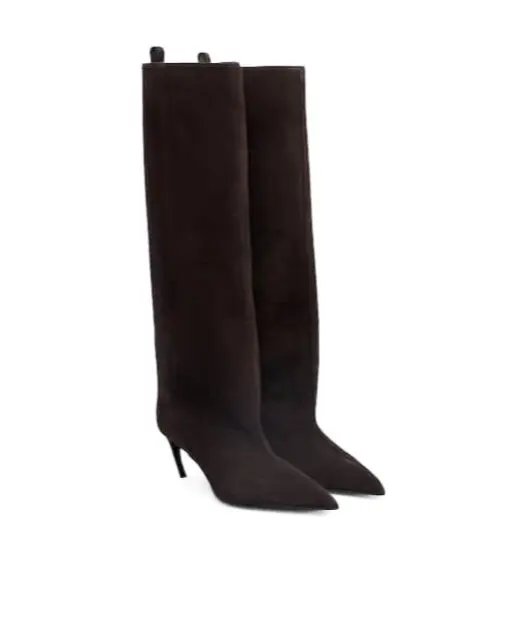 Attico Suede Knee-high Boots