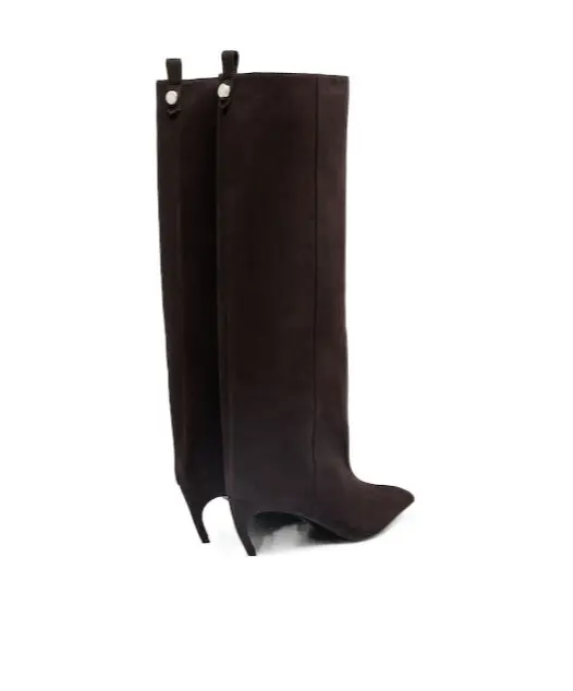 Attico Suede Knee-high Boots