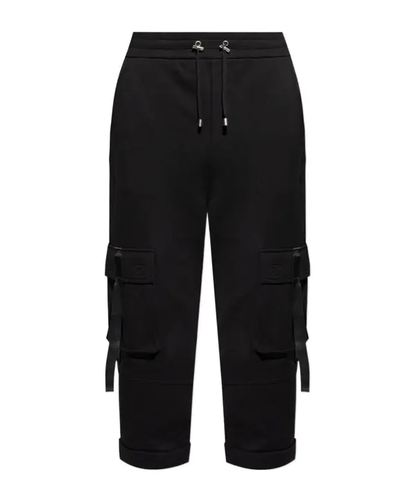 Balmain Kiss-printed Drawstring Sweatpants - Black