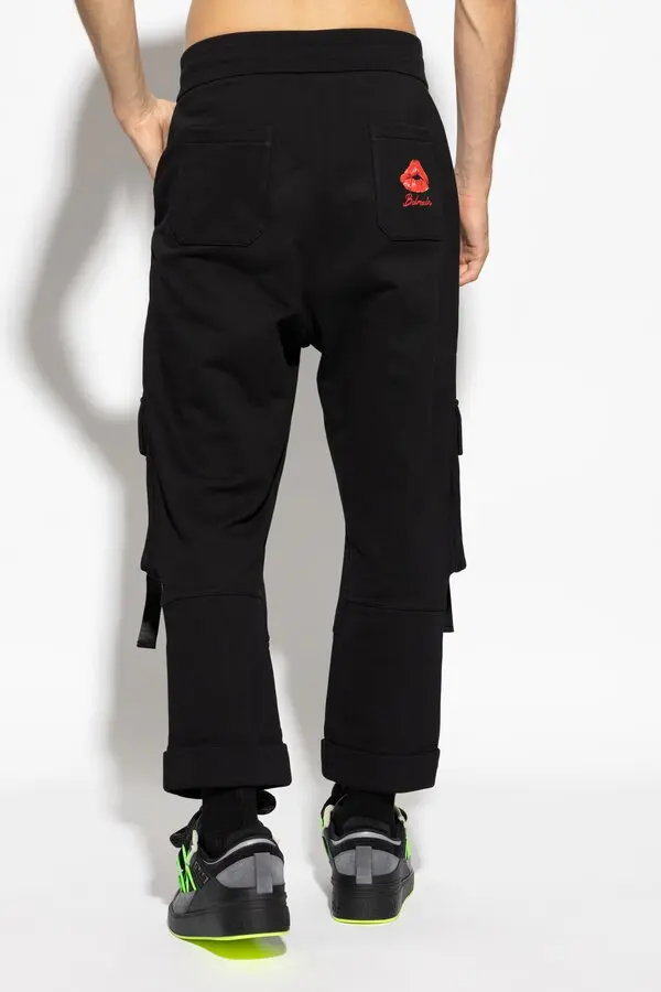 Balmain Kiss-printed Drawstring Sweatpants
