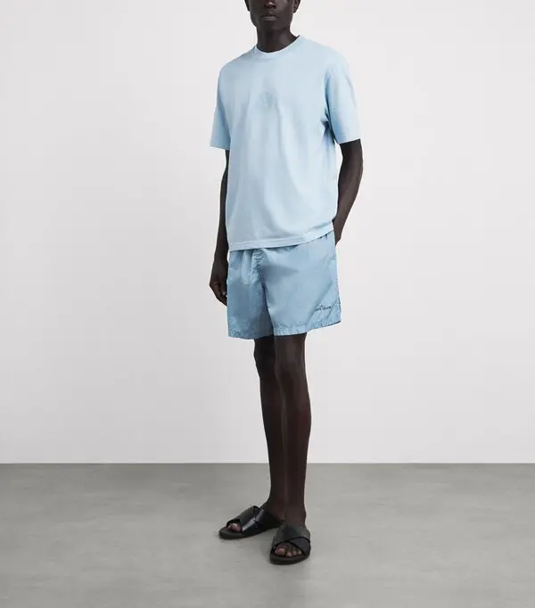 Stone Island Water-reactive Faded Camo Shorts