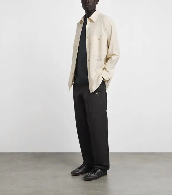 Stone Island Organic Cotton Garment-dyed Overshirt