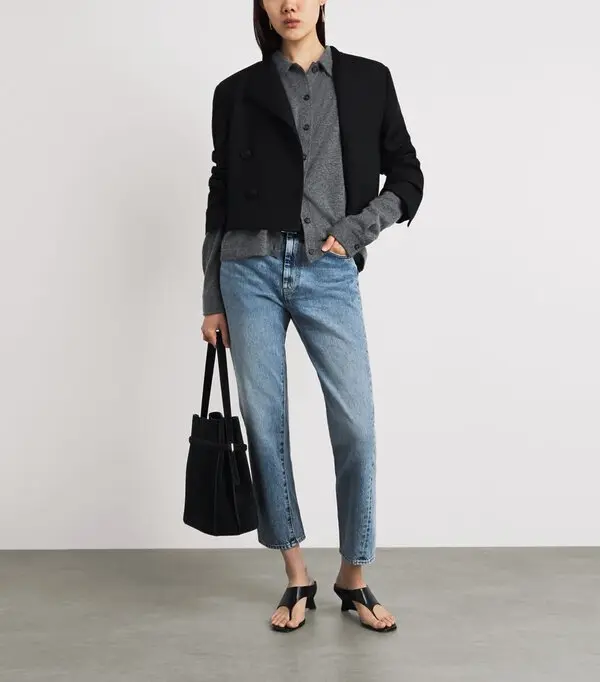 TOTEME Cashmere Polo Cardigan