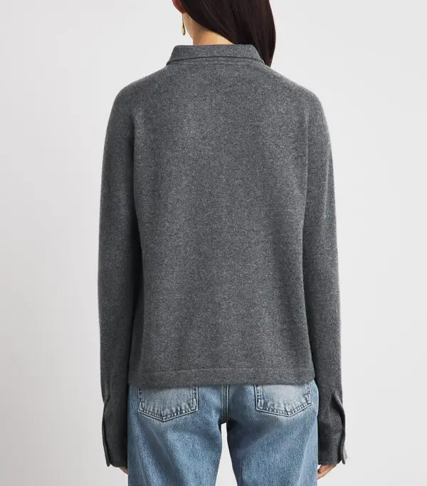 TOTEME Cashmere Polo Cardigan