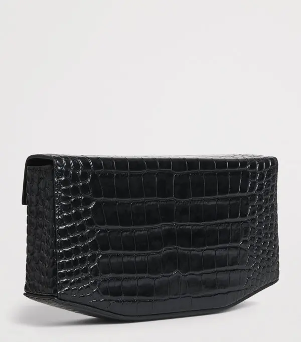 TOTEME Croc-embossed Leather Shoulder Bag