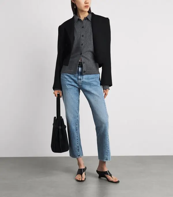 TOTEME Straight Ankle Jeans