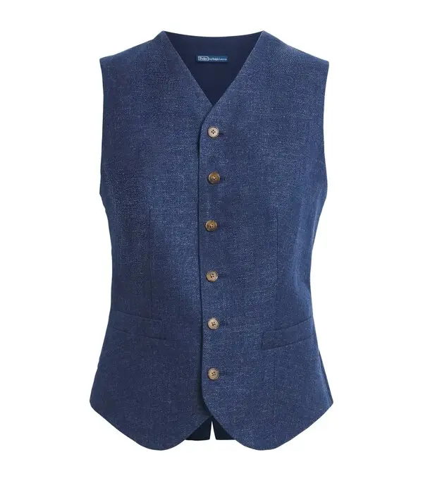 Polo Ralph Lauren Linen-cotton Waistcoat