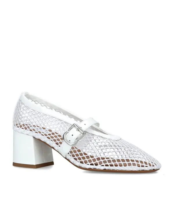Alaïa Fishnet Pumps 55