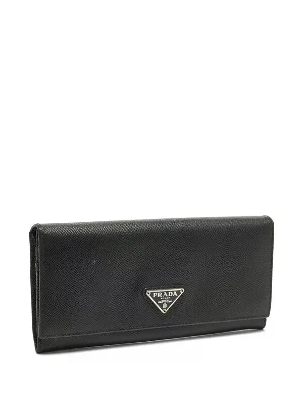 Prada Leather Flap Wallet
