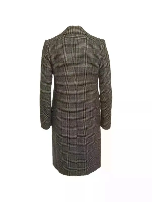 ALLSAINTS Houndstooth Double-breasted Coat