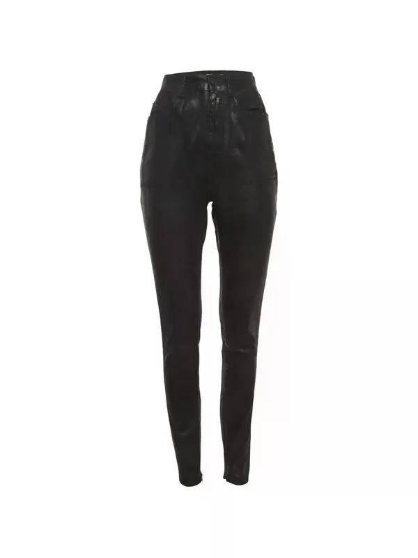 Saint Laurent Waxed Skinny Jeans