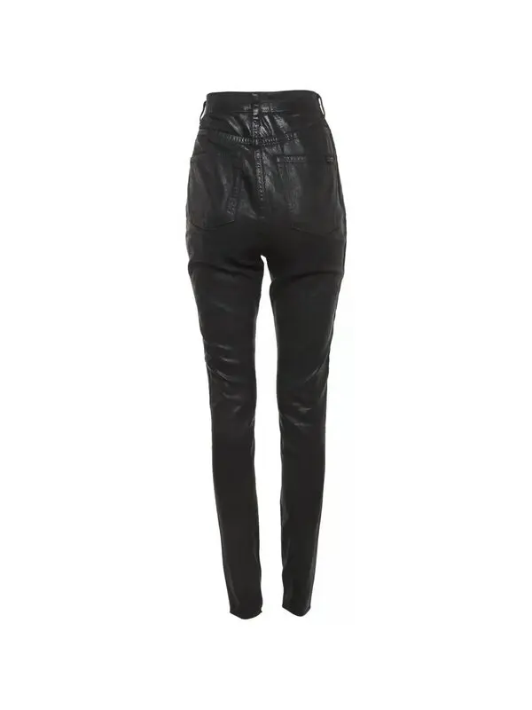 Saint Laurent Waxed Skinny Jeans