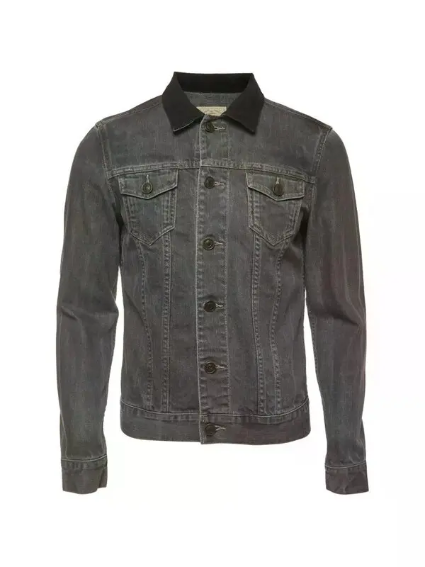 ALLSAINTS Corduroy-collar Denim Jacket