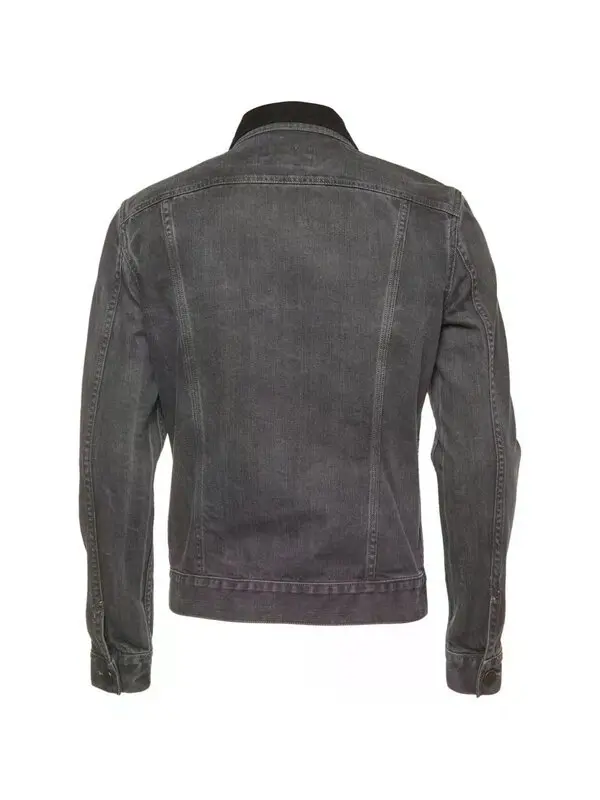 ALLSAINTS Corduroy-collar Denim Jacket