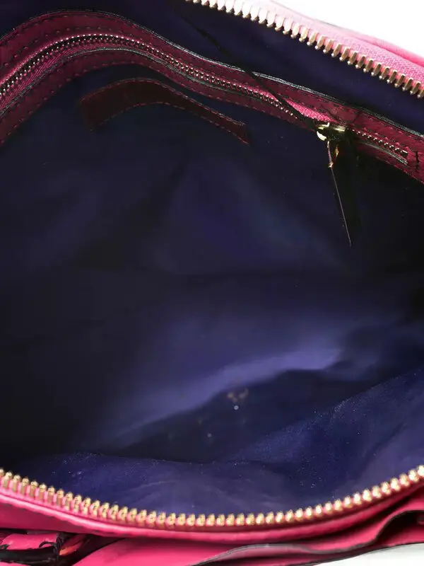 Valentino Garavani Petale Rose Leather Tote Bag - Pink