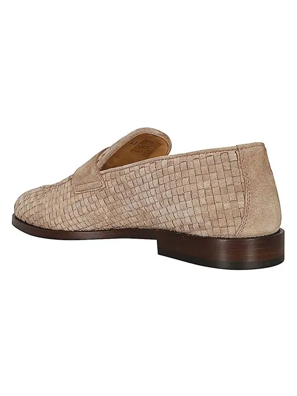 Brunello Cucinelli Woven-design Loafers