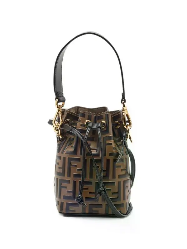 Fendi Mon Tresor Ff Bucket Bag - Brown