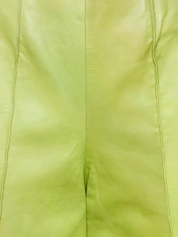 Red Valentino Leather Bermuda Shorts