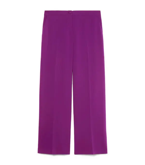 Marina Rinaldi Wide-leg Trousers - Purple