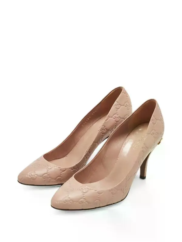 Gucci Guccissima Leather Horsebit Pumps