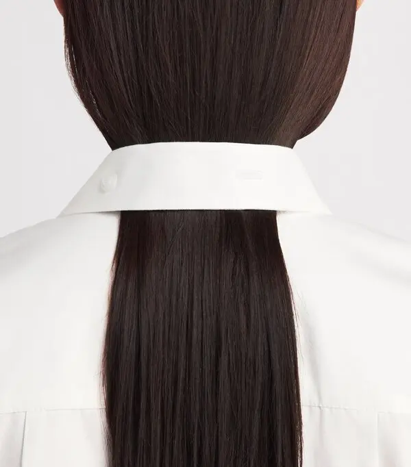 LATE FOR WORK Cotton Double-placket Shirt